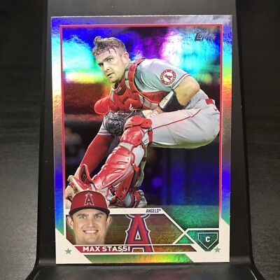 2023 Topps Series 1 Rainbow Foil #85 Max Stassi Angels | eBay