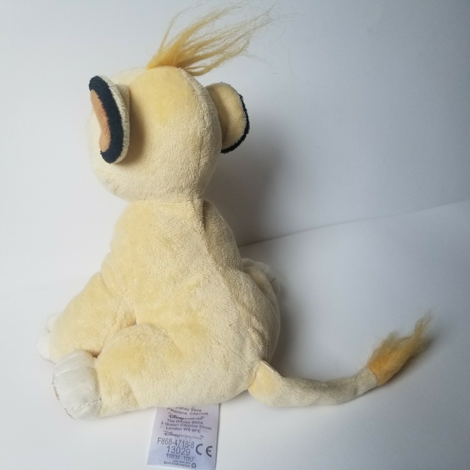 Disney Store The Lion King 7” Young Simba Plush Stuffed Animal Toy ...