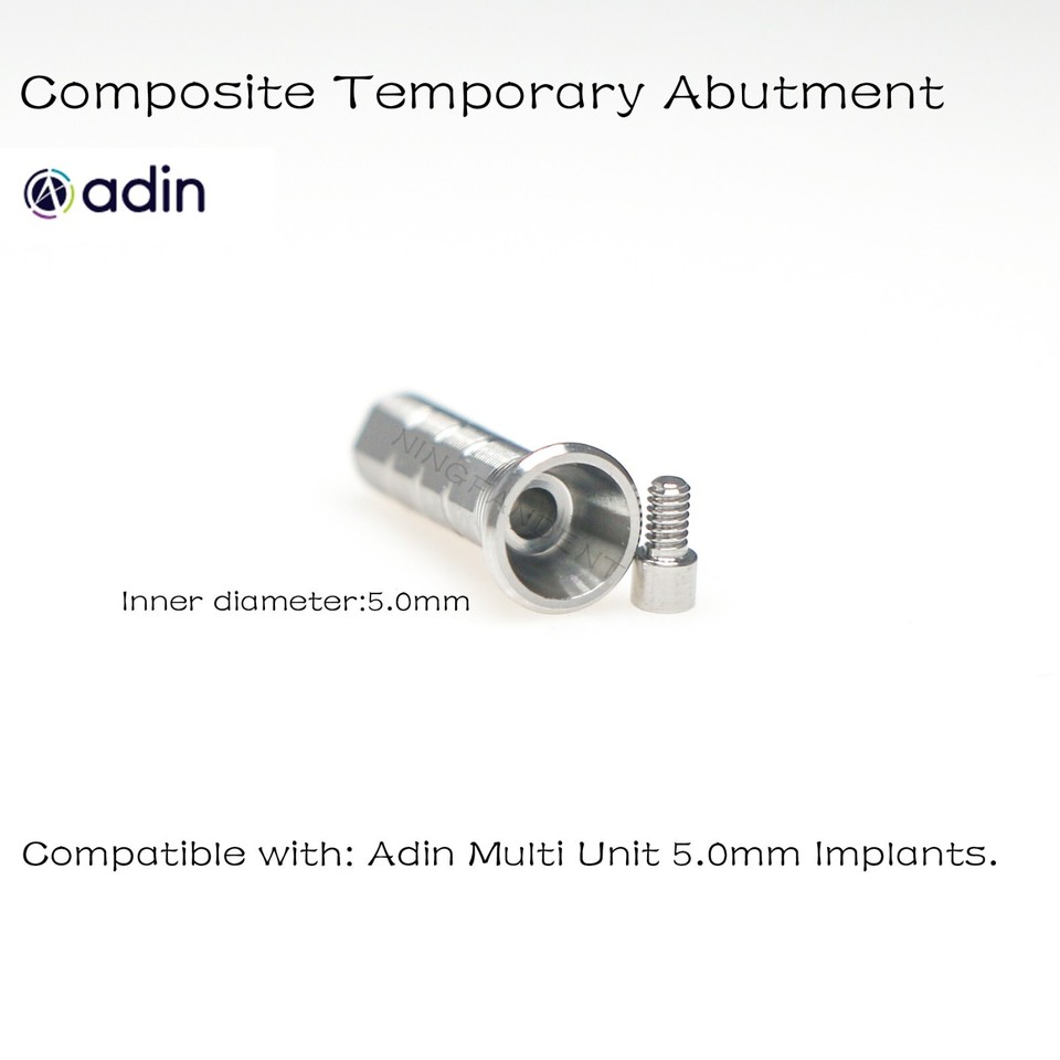 Dental Hiossen/Nobel/Adin Temporary Cylinder Ti fits Multi-unit ...