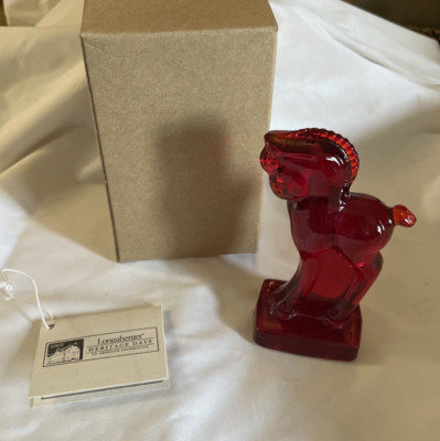 Longaberger Ruby Red Hersey Colt Horse. Limited Edition. 2003 | eBay