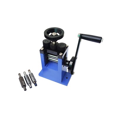 Jewelry Mini Rolling Mill Tool 2" With 1 Plain Roll and 3 Design Rolls ...
