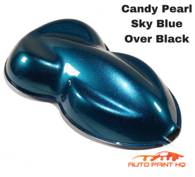Blue Black Pearl Paint Over