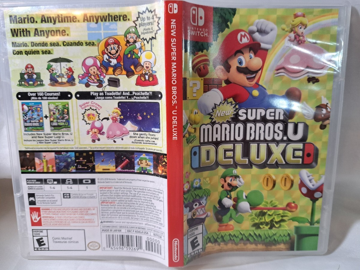 New Super Mario Bros U Deluxe Nintendo Switch Hacpadala New Super