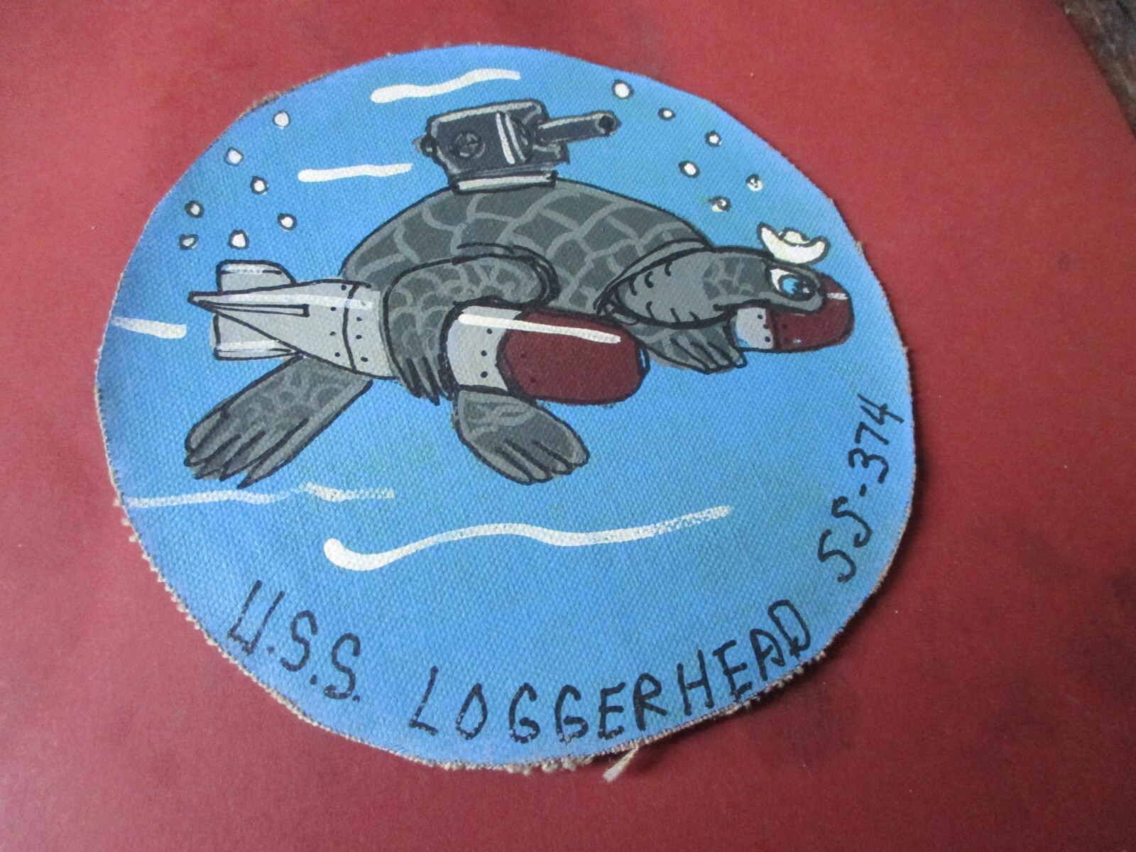 WWII US NAVY USS LOGGERHEAD SS-374 SUBMARINE DECK JACKET PATCH | eBay