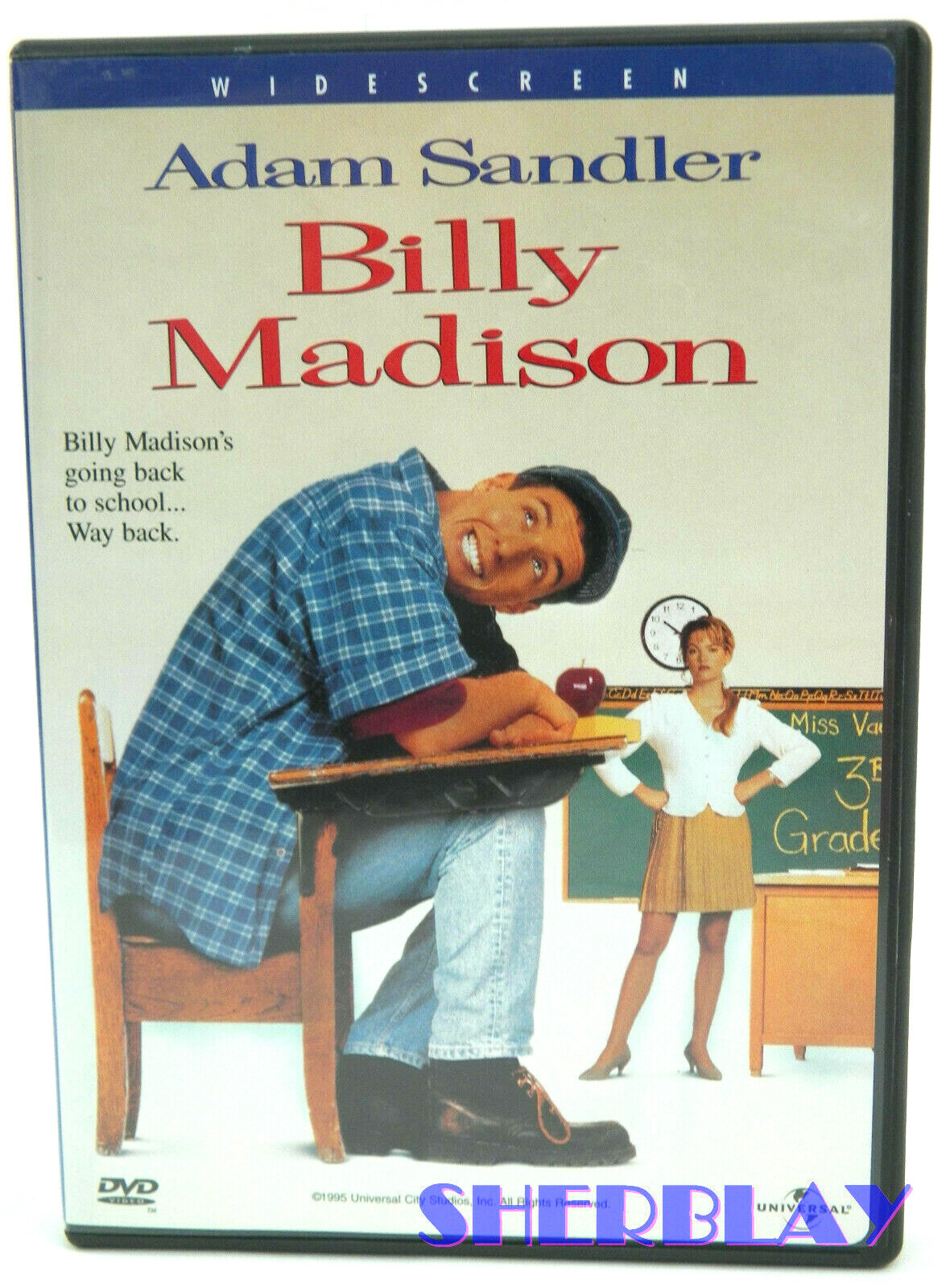 Billy Madison (DVD, 1998, Widescreen) Adam Sandler, Bradley Whitford ...