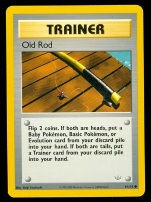 Pokemon OLD ROD 64/64 - Neo Revelation - NEAR MINT/MINT | eBay