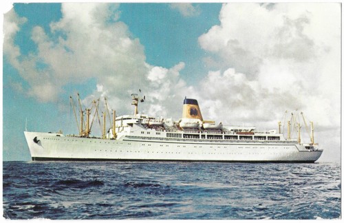 SS Monterey Matson Lines Luxury Liner French Polynesia Cruise Ship Vtg ...