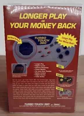 Vintage Turbo Touch 360 Controller Nintendo Sega Print Ad / Wall Art ...