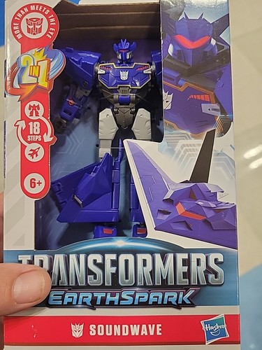 Transformers Earthspark Deluxe Soundwave Figure sealed in box | eBay