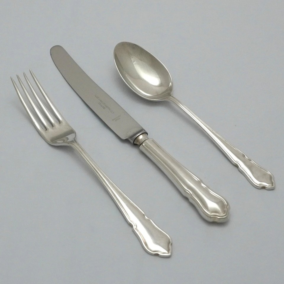 DUBARRY Pattern Sheffield Made Silver Service 124 Piece Canteen of ...