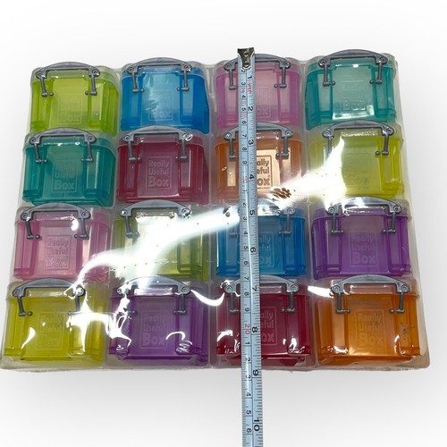 REALLY USEFUL BOXES 16 RAINBOW BOX SET W ORGANIZER CASE .BRAND NEW ...