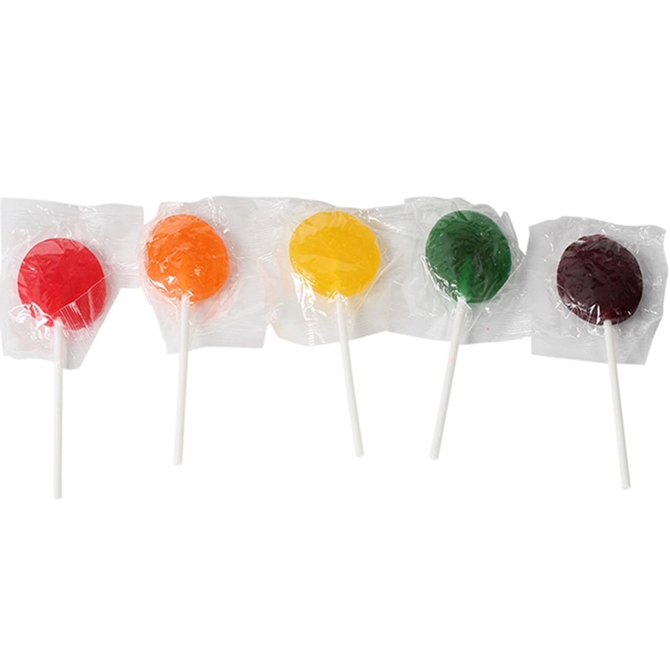 Lollipops – 3 Pounds – Classic Lollipops Individually Wrapped – Flat ...
