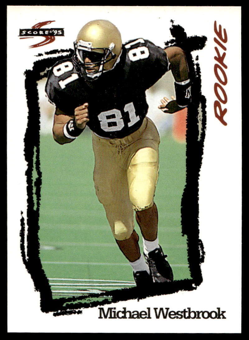 1995 Score 253 Michael Westbrook Washington Redskins RC Football Card ...