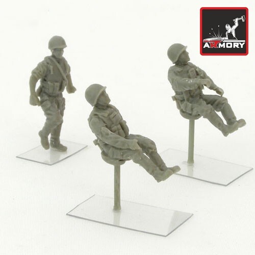 Armory Models AR F7207 Scale model kit 1/72 ZU-23-2 "Rogatka" crew - 3 ...