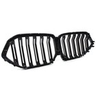 For BMW X6 G06 X6M F96 2020-2023 Gloss Black Dual Slat Front Kidney ...