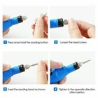 Portable Acrylic Manicure Pedicure Electric Nail File Art Drill File ...