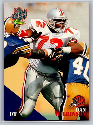 1994 Classic NFL Draft Football #13 Dan Wilkinson Cincinnati Bengals | eBay