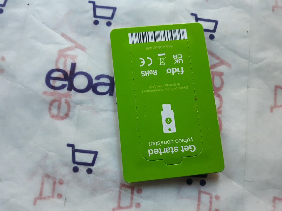 Yubico ‎YubiKey 5 NFC Two Factor Authentication USB and NFC Security ...