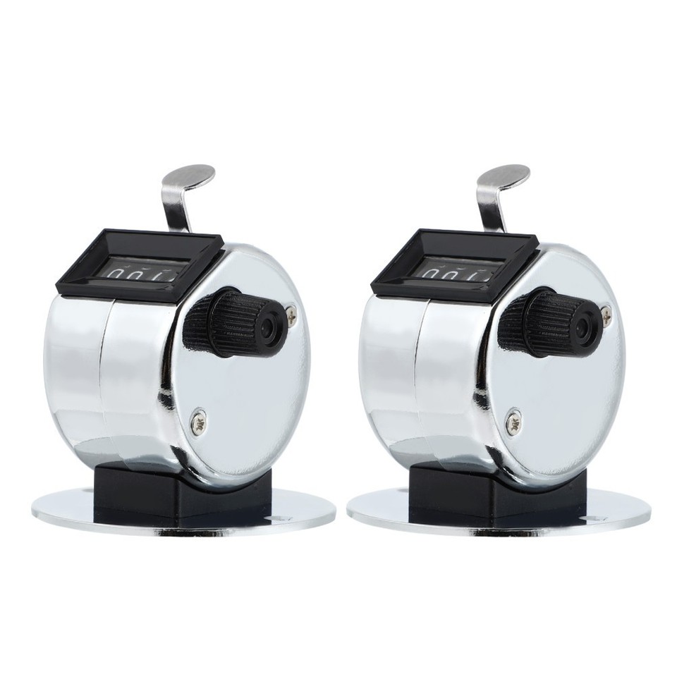 4 Pcs Hand Counters 4 Digital Number Counters Mechanical Counter ...