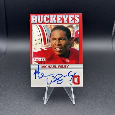 2004-09 TK Legacy Ohio State Buckeyes Michael Wiley Signature Series ...