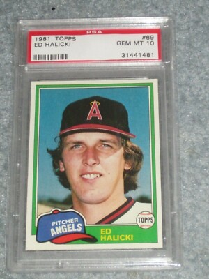 1981 Topps Baseball #69 Ed Halicki PSA 10 Gem Mint | eBay