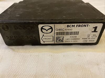 BCM FRONT MODULE MAZDA 6 G46C-675XO | eBay