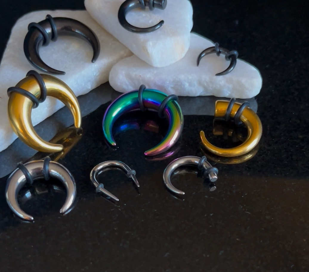 Septum Stretching Tapers Ear Stretcher Twolobes 1PC Pyrex Glass ...