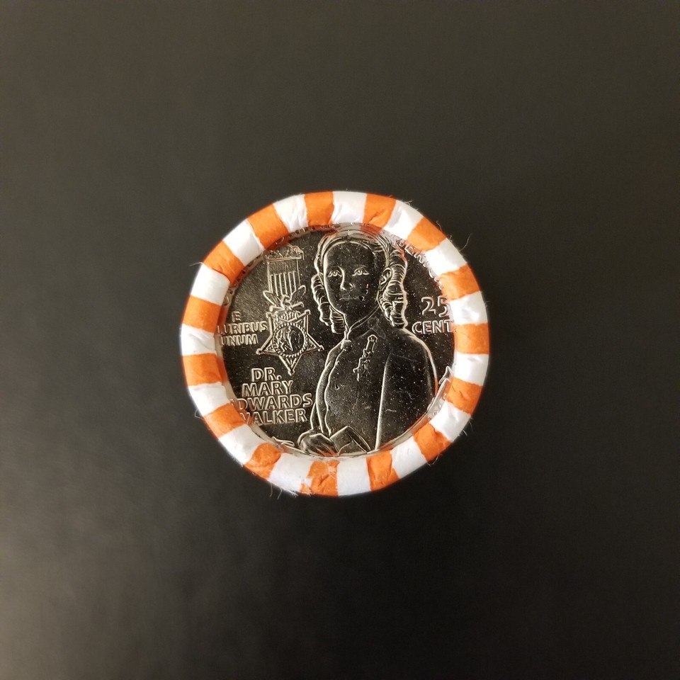 2024 Dr Mary Edwards Walker - Denver Mint (D) BANK ROLL 40 Coins ...