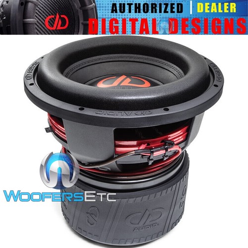 open box DD AUDIO 812F-D2 12" SUB WOOFER 7500W DUAL 2-OHM CAR BASS BIG ...