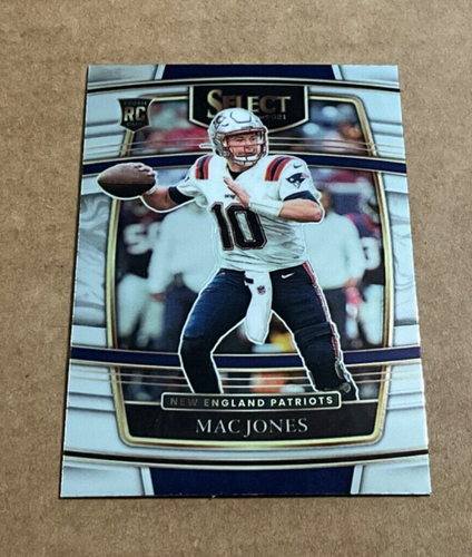 2021 Panini Select 51 Mac Jones Rookie New England Patriots Rc Football ...