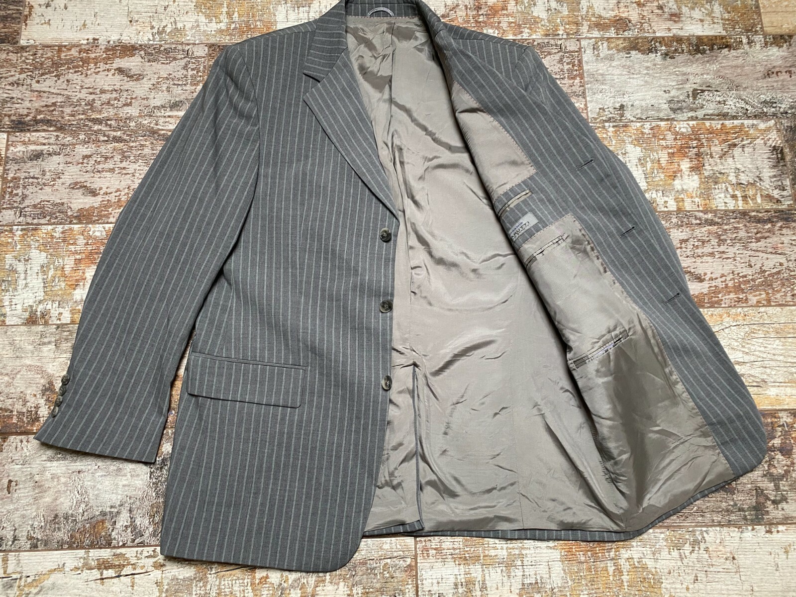 Mario Barutti Dynamic Men's Wool Blend Grey Blazer Ja… - Gem