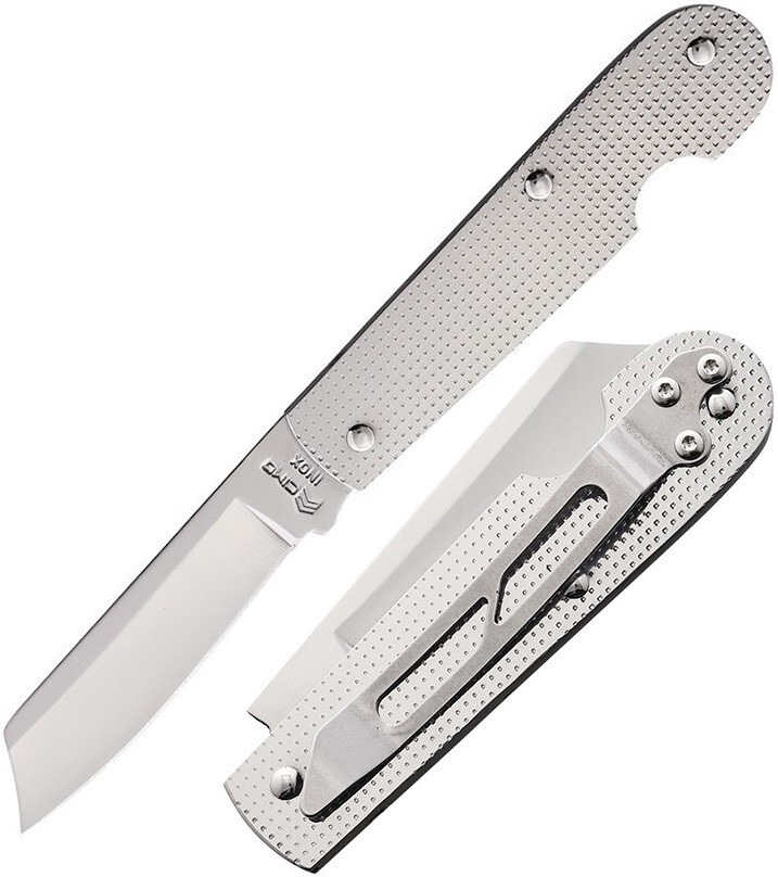 CIMO Slip Joint Folding Knife 2.5" Stainless Steel Clip Blade Stainless ...