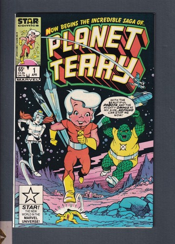 Planet Terry 1 (Apr 1985, Star/Marvel) Hi Grade Kids Comic, Origin ...