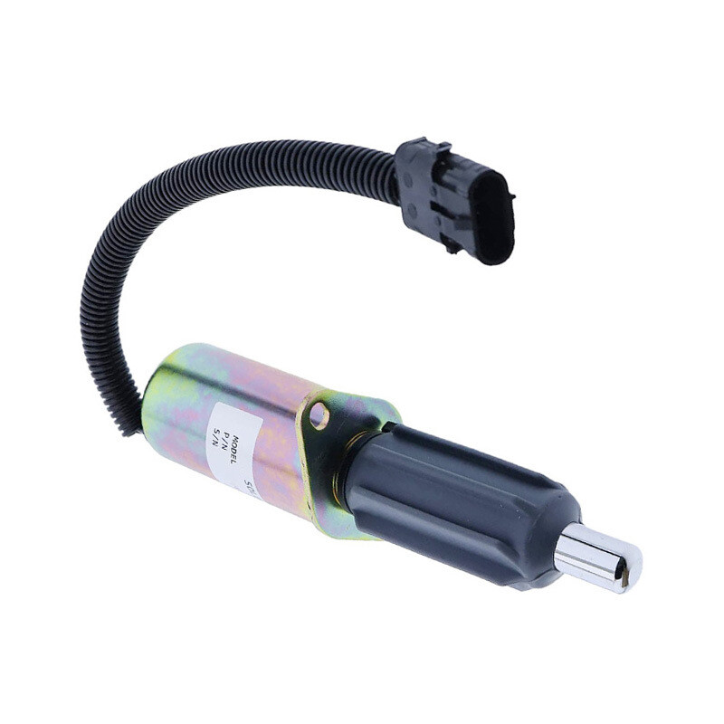 24V Fuel Shutoff Solenoid 3921980 for Cummins 6CT 6CTA 6C 8.3 Case ...