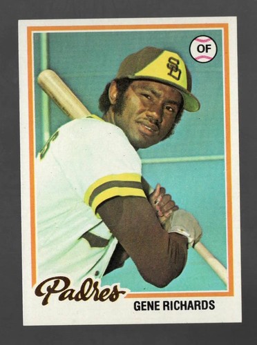 1978 Topps Gene Richards San Diego Padres #292 Near Mint or Better | eBay