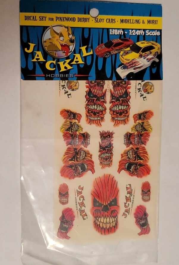 Jackal Hobbies Cool Ghoul Vinyl Decals 1/18th 1/28th Pinewood Derby ...