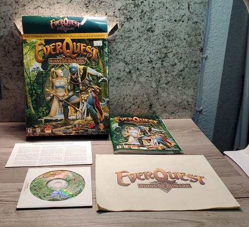 EverQuest: The Ruins of Kunark (PC, 2000) Complete With Map And Manual 646192238014 | eBay