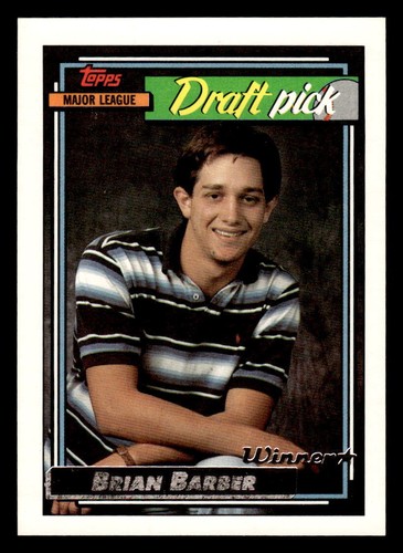 1992 Topps #594 Brian Barber Gold Winners | eBay