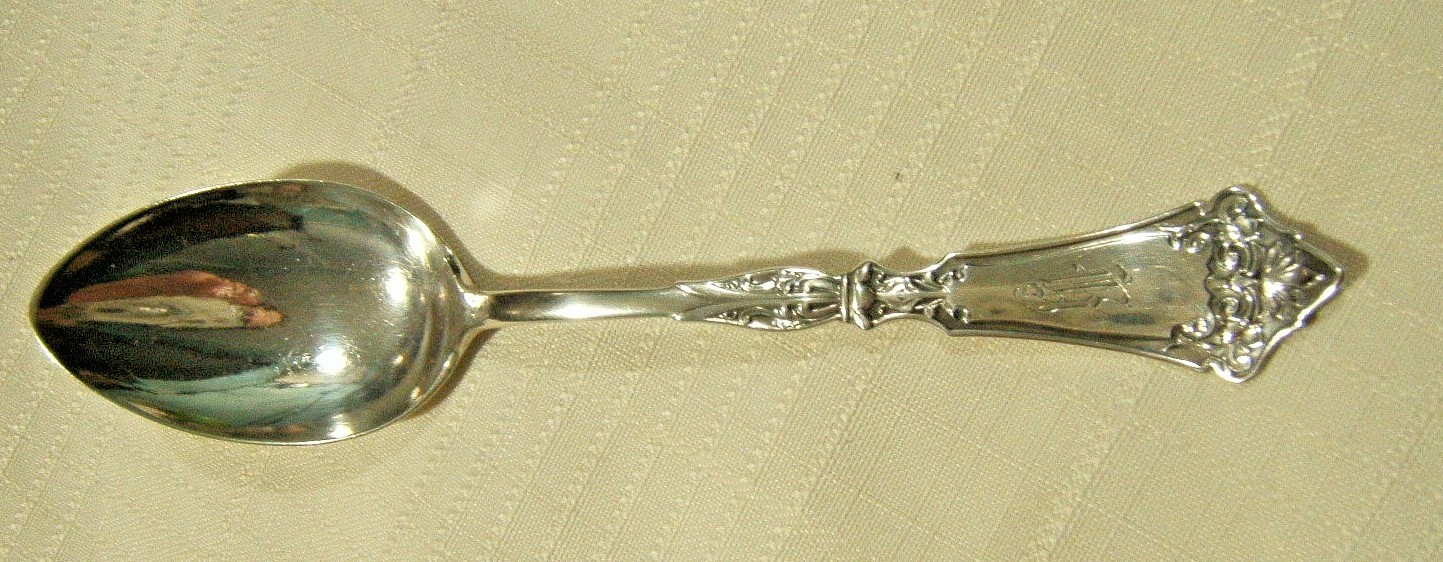 H & S STERLING SILVER SPOON 6” MONO LOVELY HANDLE | eBay