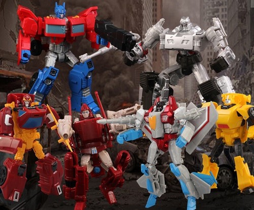 Transformer Commander Series Bumblebee Movie Optimus Prime Action ...