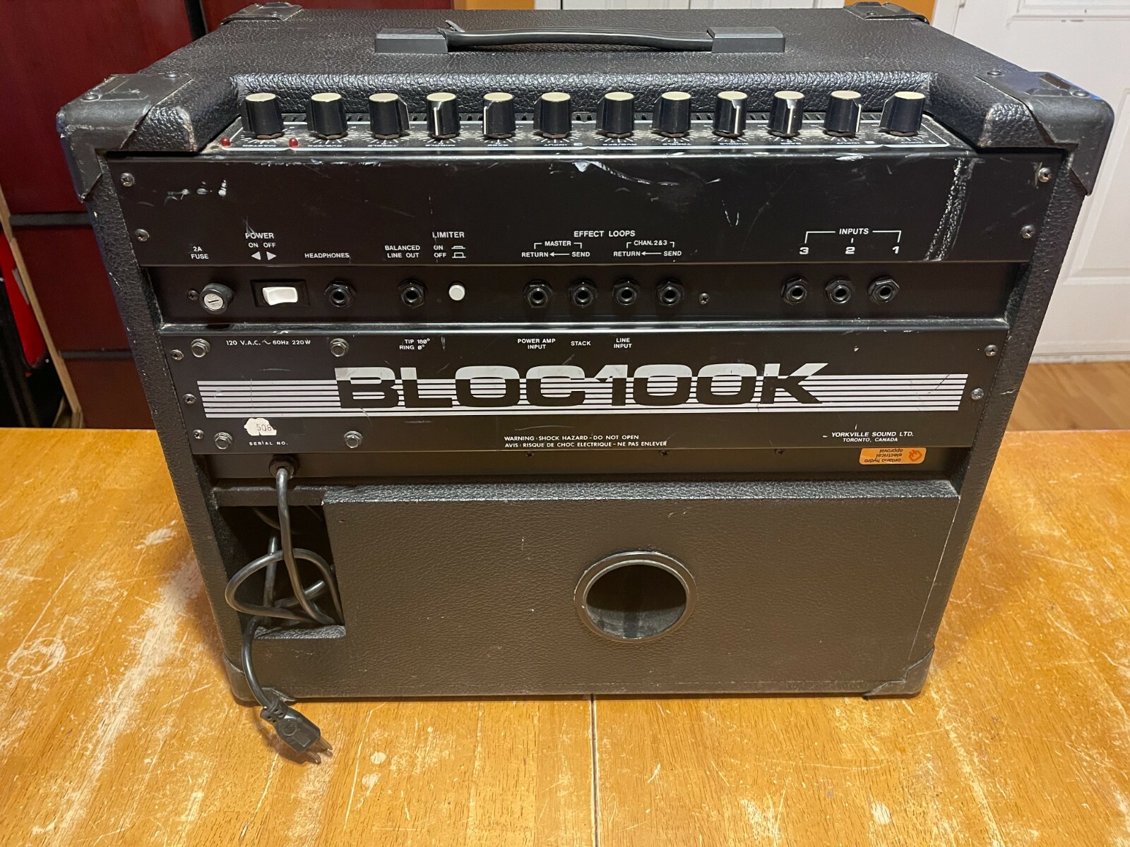 Vintage Traynor Bloc 100K Solid State Guitar Amplifier Killer Tone 1x ...