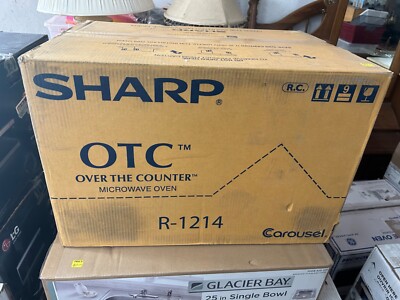Sharp R-1214 Over the counter Microwave Oven | eBay