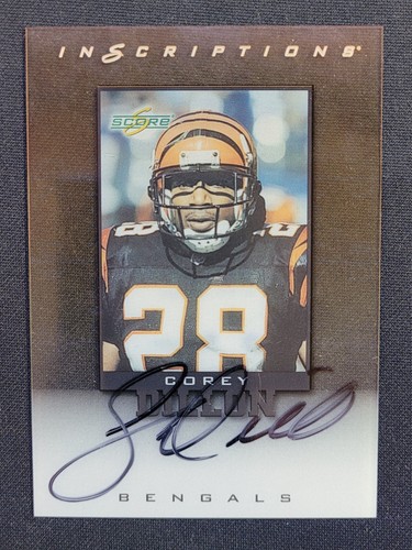 1999 Score Supplemental Inscriptions Auto Autograph Corey Dillon #CD-28 ...
