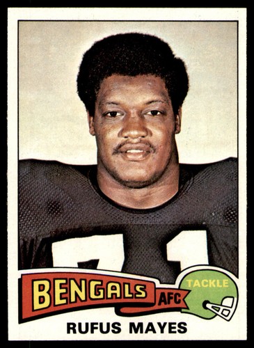 1975 Topps #168 Rufus Mayes Cincinnati Bengals Card | eBay