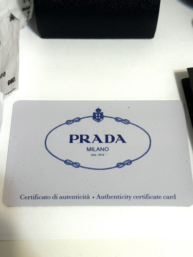Prada Symbole Black Unisex Glasses With Receipt | eBay