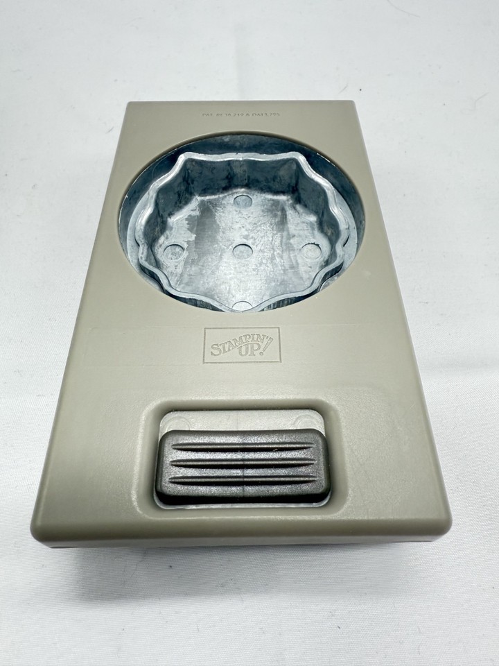 Lot of 5 Stampin’ Up! Circle Paper Punches Flat Locking 3 Smooth 2 ...