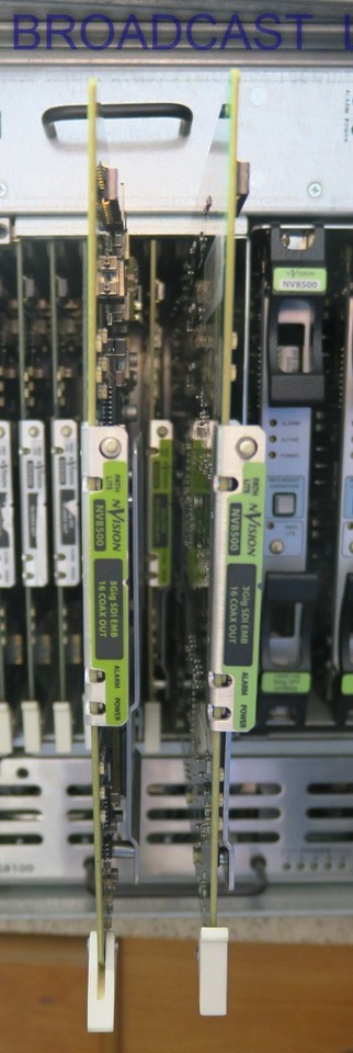 1x Grass valley Nvision nv8500 3G 16x coax output board plus EMBEDDER ...