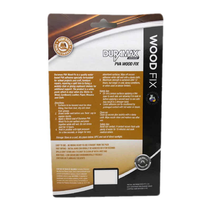 Duramax PVA Adhensive Wood Fix 120ml | eBay