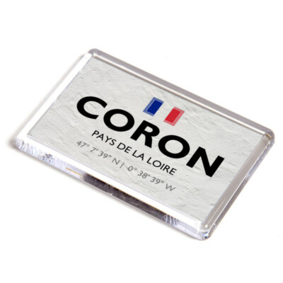 FRIDGE MAGNET - Coron - Pays de la Loire - France - Lat/Long | eBay