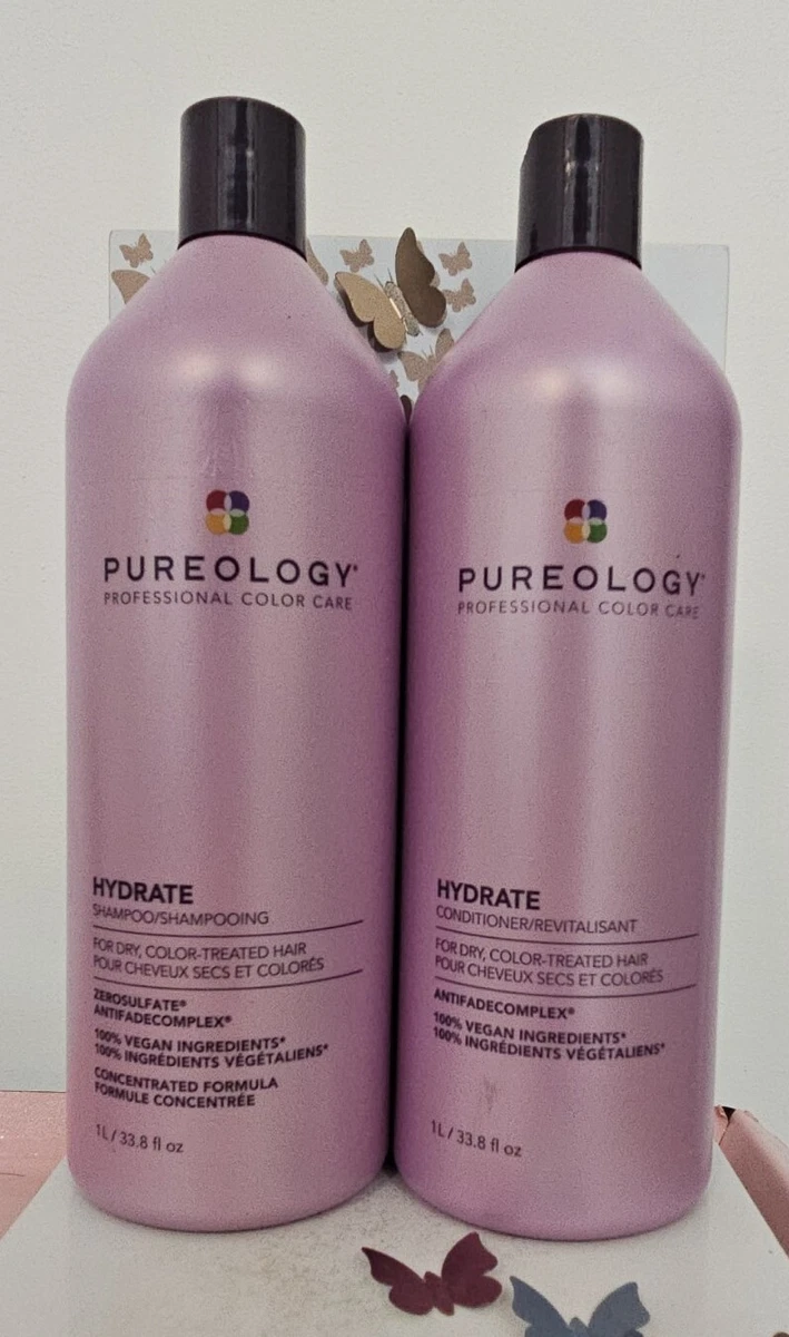 outlet discount sale PUREOLOGY HYDRATE shampoo & conditioner set ( 33.8 ...